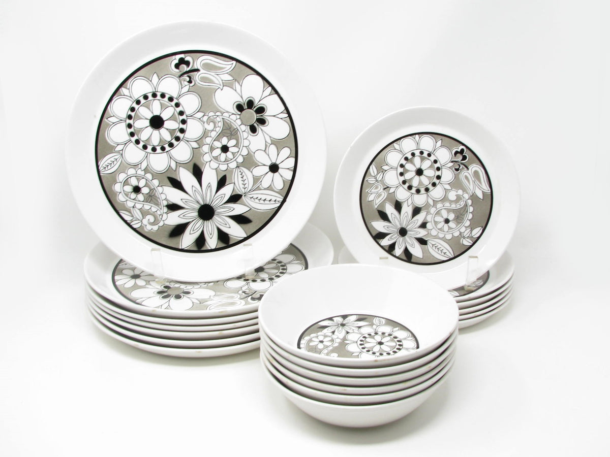 silhouette dinner set