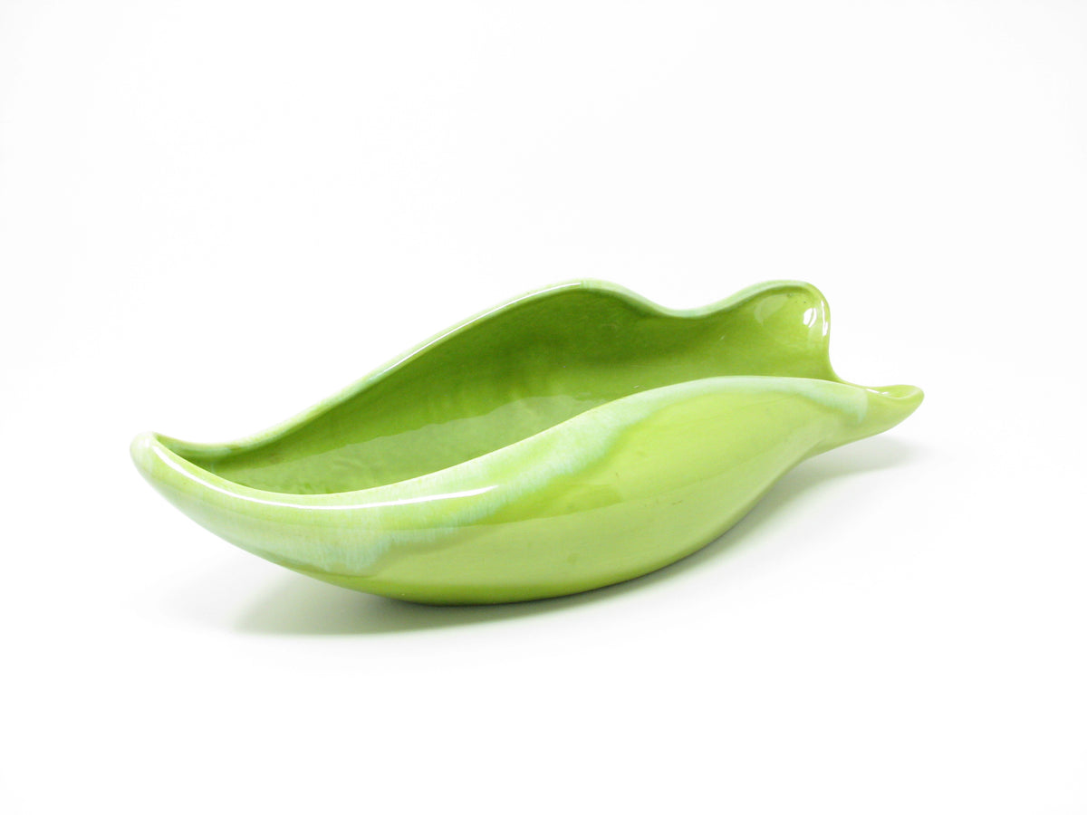 Vintage Beauce Ware Canada Chartreuse Ceramic Planter with Organic For ...