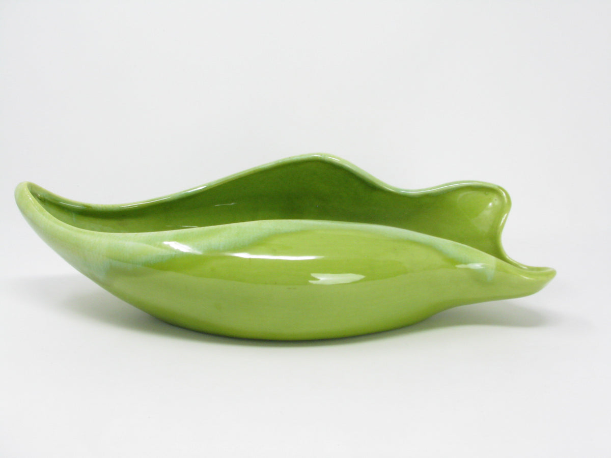 Vintage Beauce Ware Canada Chartreuse Ceramic Planter with Organic For ...