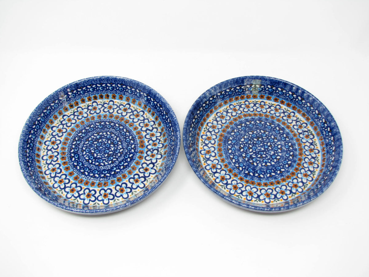 Vintage Boleslawiec Zaklady Ceramiczne Polish Pottery Pie Plates - 2 P ...