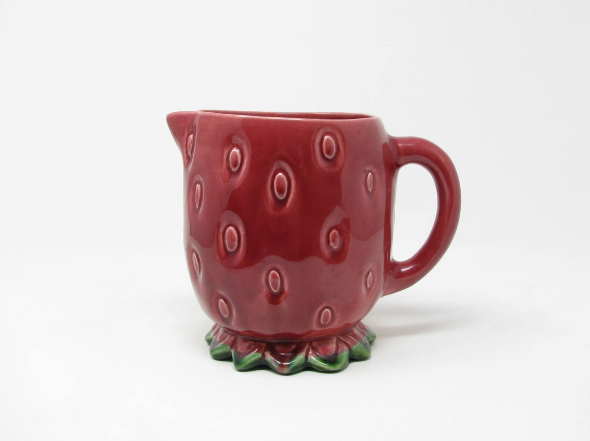 Vintage Cemar California Pottery Strawberry Small Milk Pitcher 794 ...