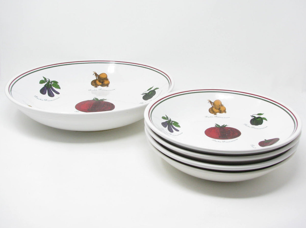 Vintage Pasta Primavera Serving Bowls Set Made in Portugal for Certifi ...
