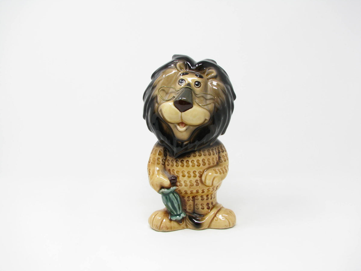 Vintage Hubert the Lion Ceramic Piggy Bank by Lefton for Harris Bank ...