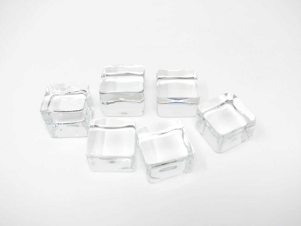Vintage Princess House Crystal Clear Ice Cubes - 6 Pieces – edgebrookhouse