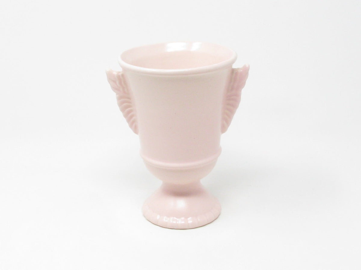 Vintage Red Wing Pink Pottery Vase with Wings 1090 – edgebrookhouse