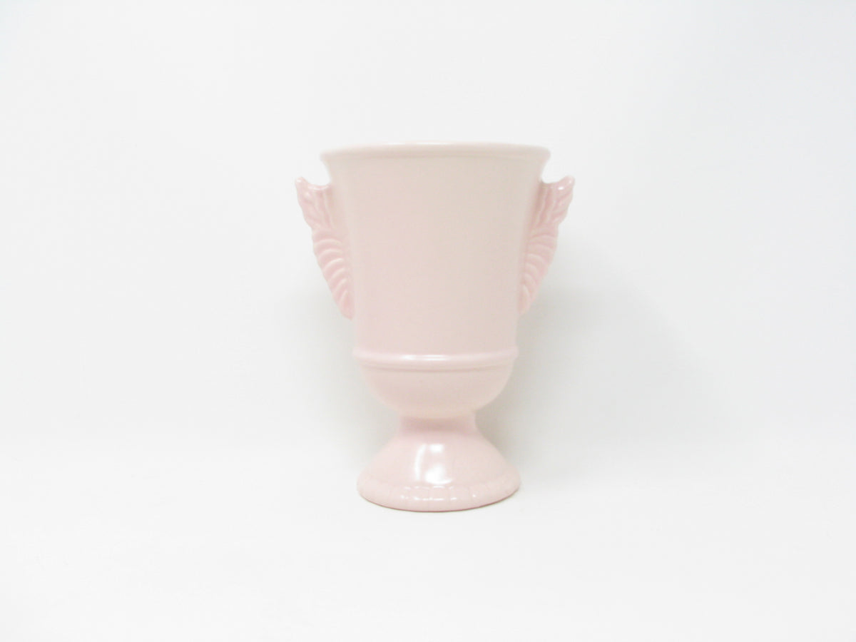Vintage Red Wing Pink Pottery Vase with Wings 1090 – edgebrookhouse