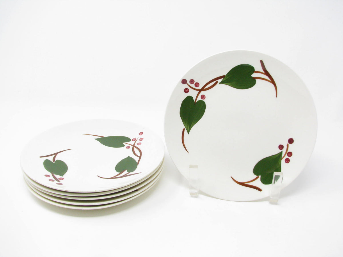 Vintage Southern Pottery Blue Ridge Stanhome Ivy Ironstone Bread Plate ...