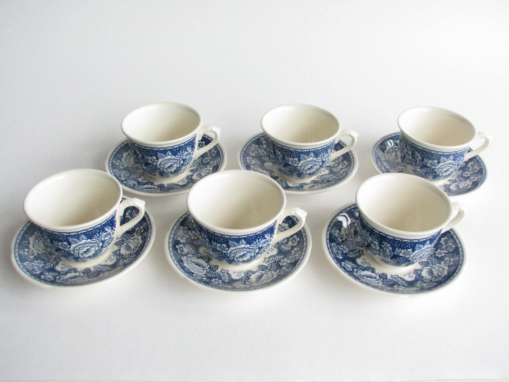 Vintage Mason's England Crabtree & Evelyn Blue & White Tea Set ...