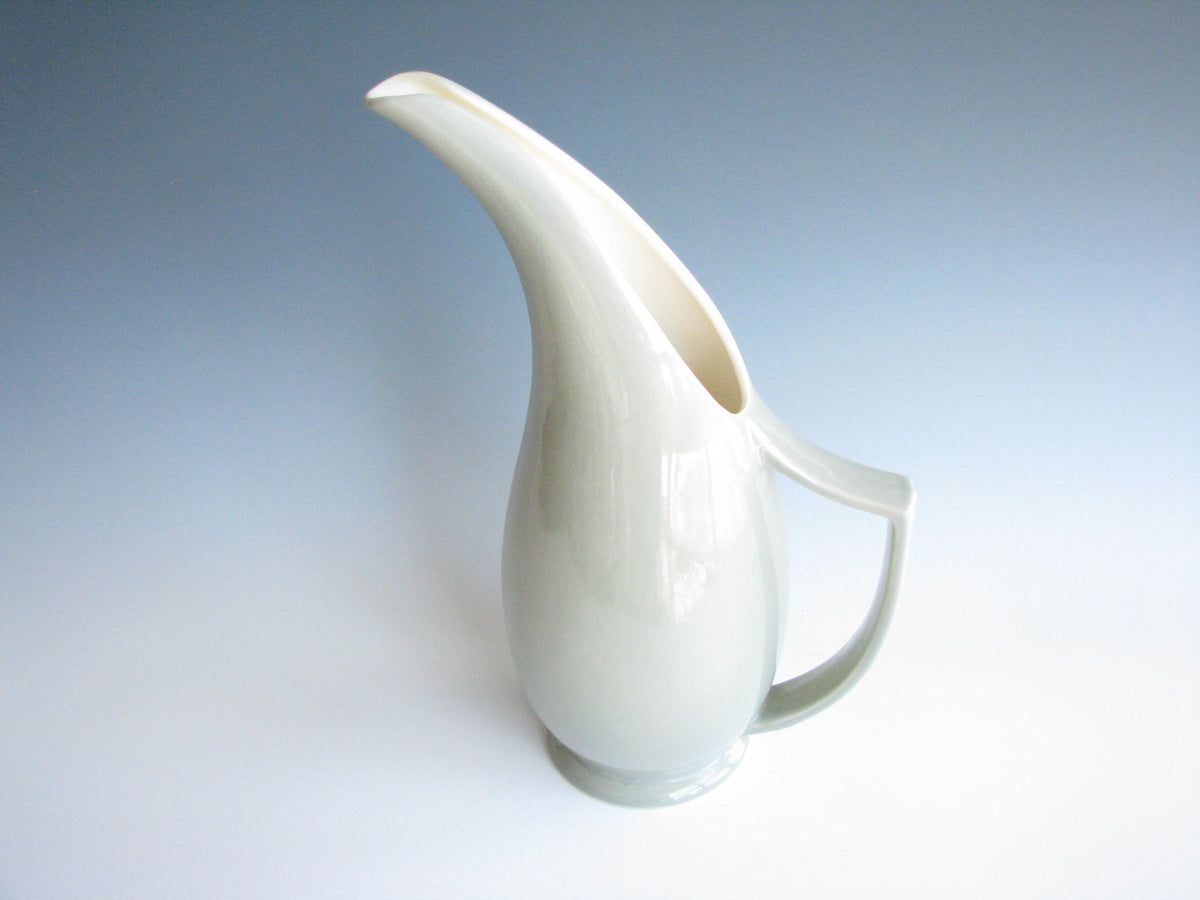 1940s Red Wing Magnolia Tall Ceramic Pitcher in Light Sage Green ...