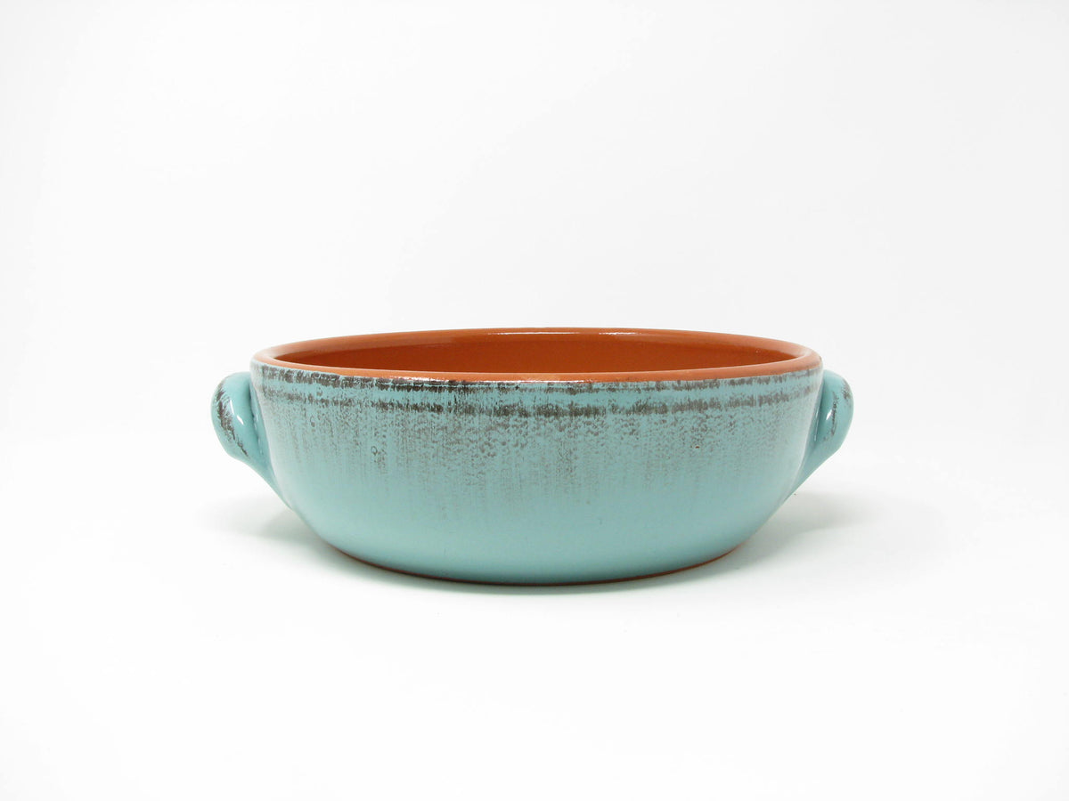De Silva Italy Terracotta Baking or Serving Dish in Bright Aqua ...