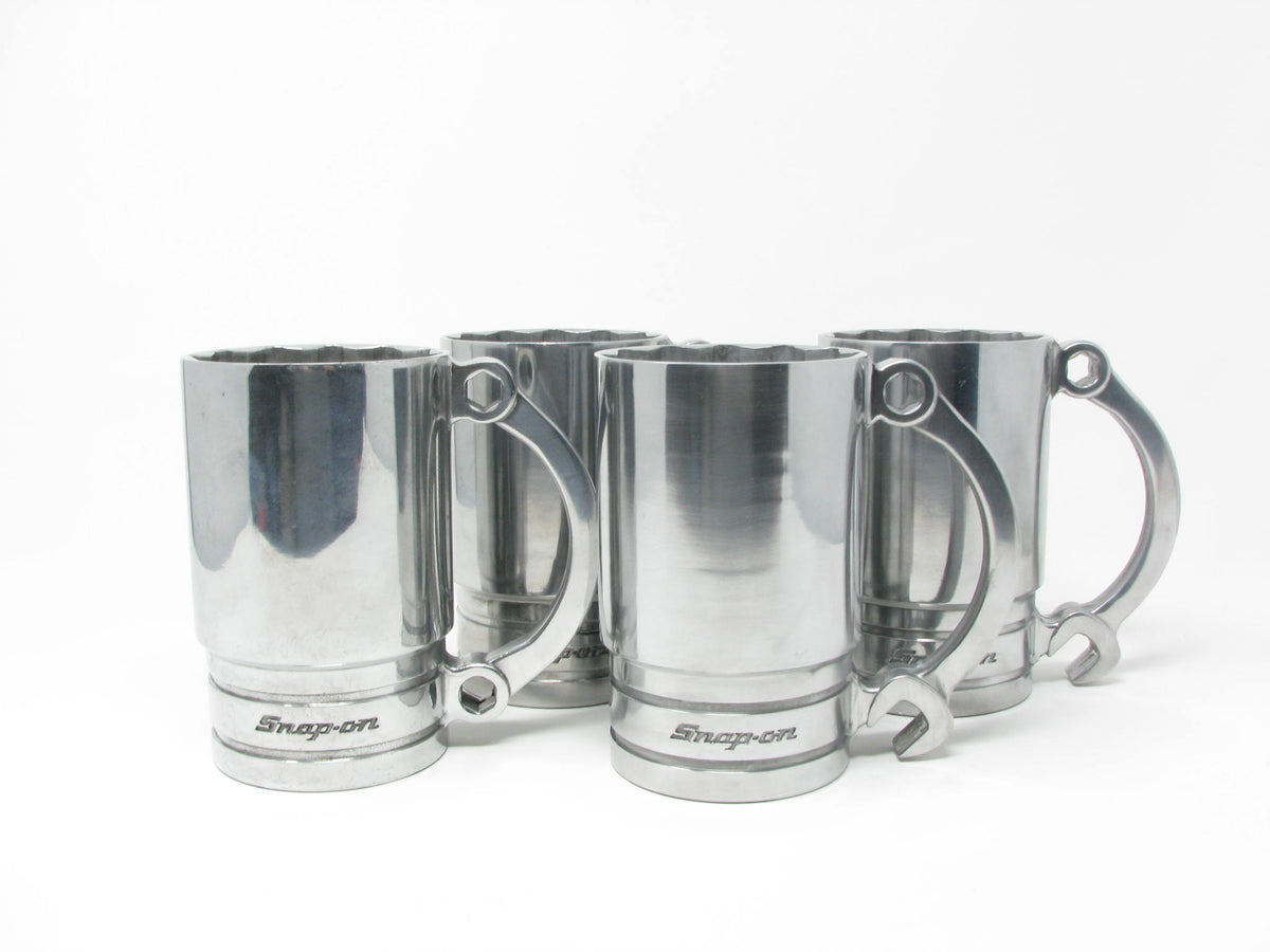Vintage Snap-On Cast Aluminum Mugs Flankards in Style of Socket Wrench ...