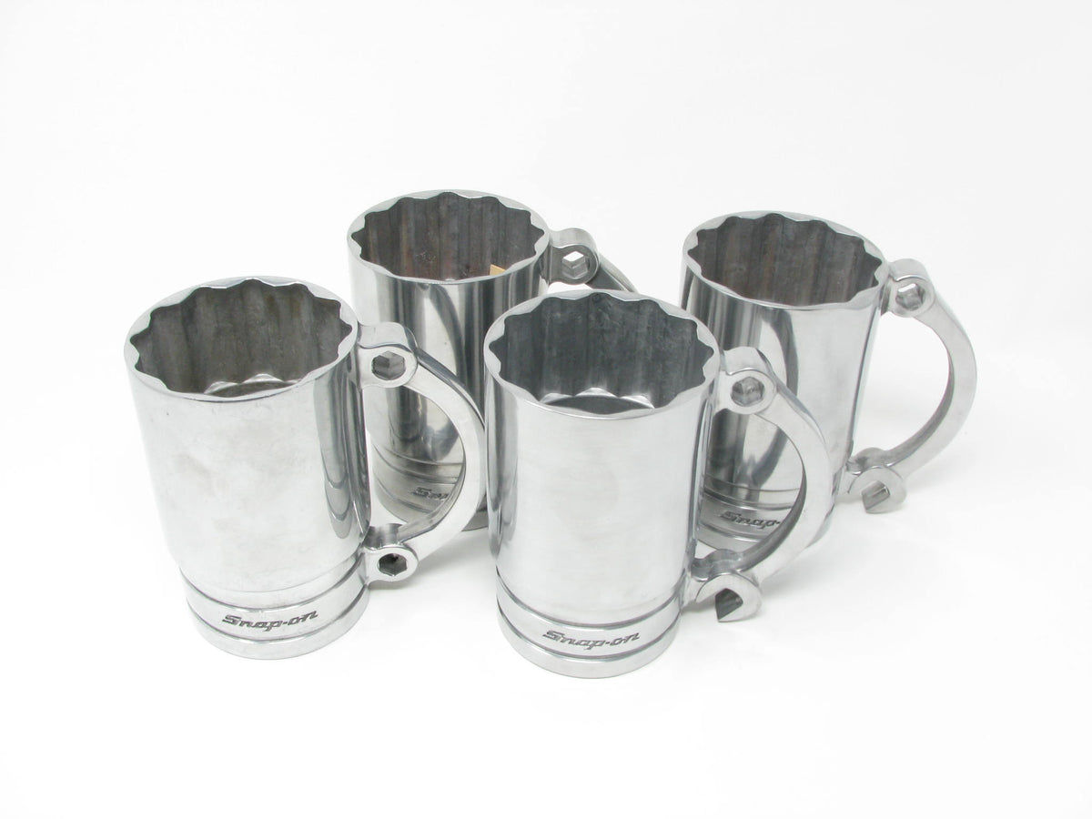 Vintage Snap-On Cast Aluminum Mugs Flankards in Style of Socket Wrench ...