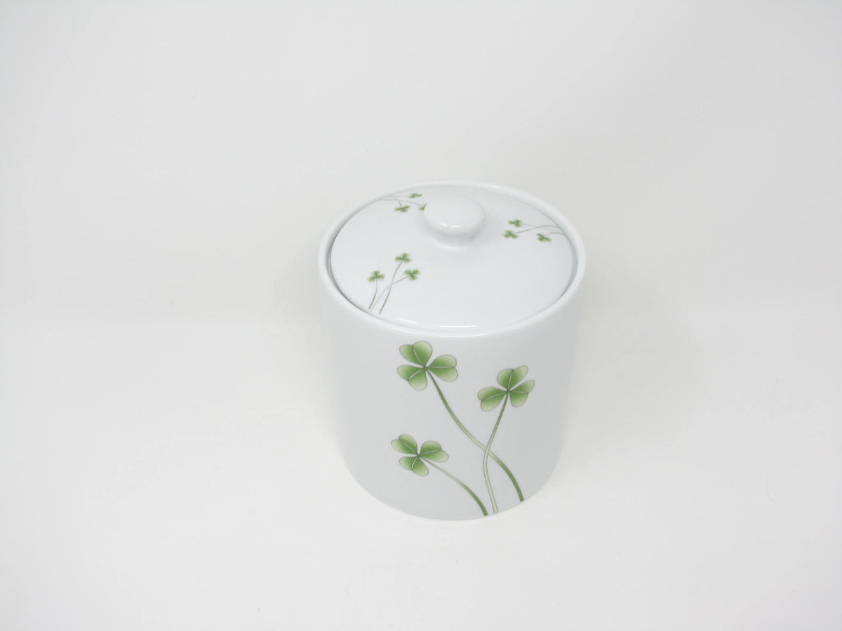 Marcus Notely Ireland Medium Porcelain Lidded Canister with Shamrocks ...
