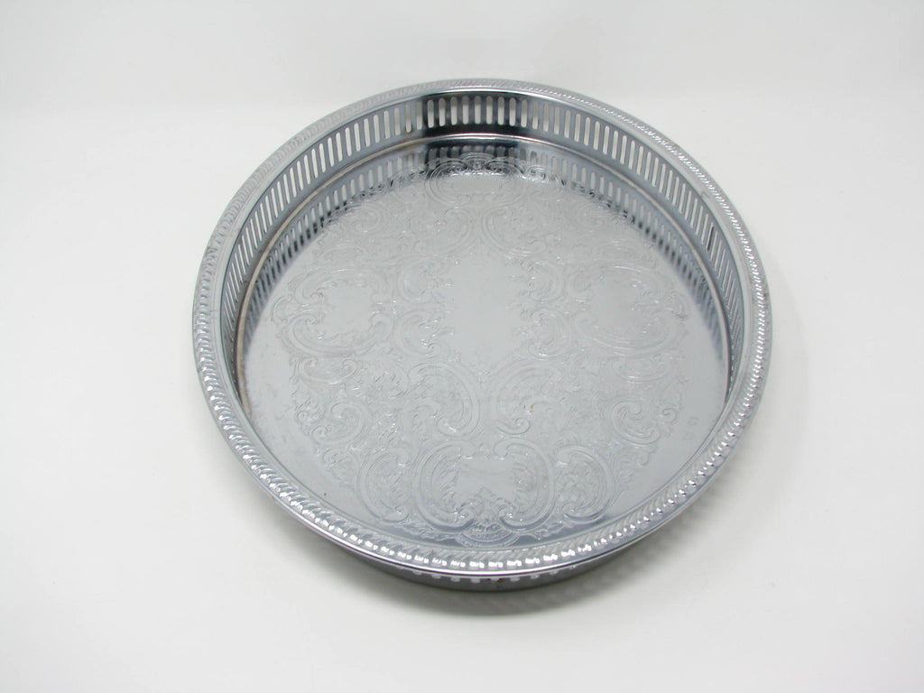Vintage 1950s Shelton Ware Reticulated Chrome Tray – edgebrookhouse