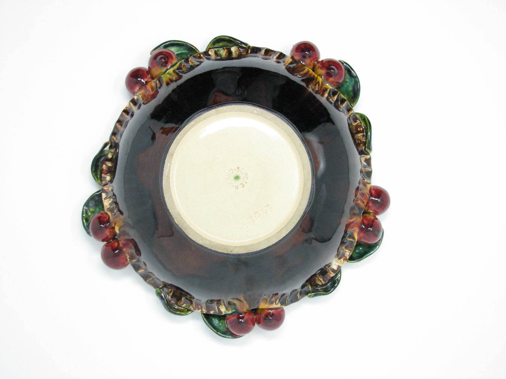Vintage 1950s St. Peter Graz Austrian Majolica Pottery Centerpiece Bow ...