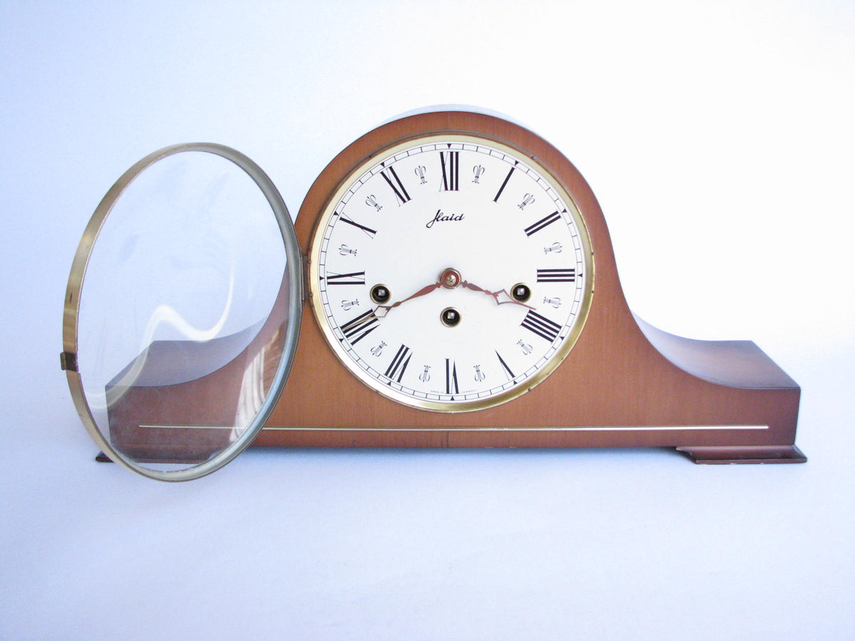Vintage 1970s W. Haid Westminster Chime Mantle Clock Made in West Germ ...