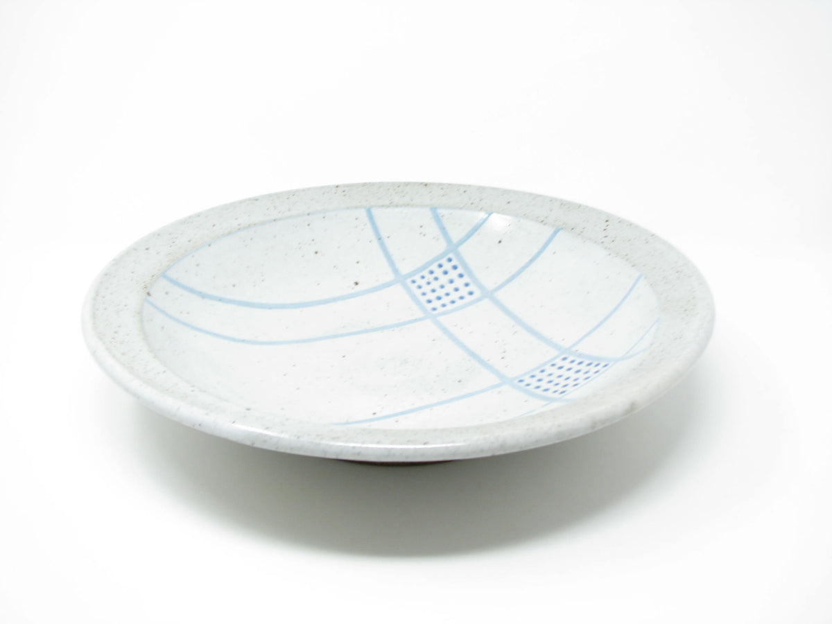 Vintage 1980s Cunningham Studio Pottery Decorative Wall Plate or Cente ...
