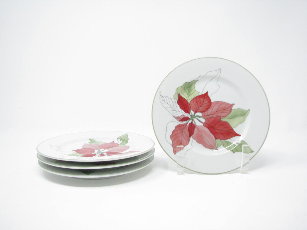 Vintage Block Poinsettia Dinnerware Set Designed by Mary Lou Goertzen ...