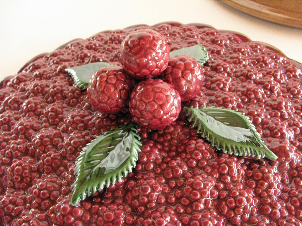 Vintage Ceramic Raspberry Pie Saver Made in Portugal – edgebrookhouse