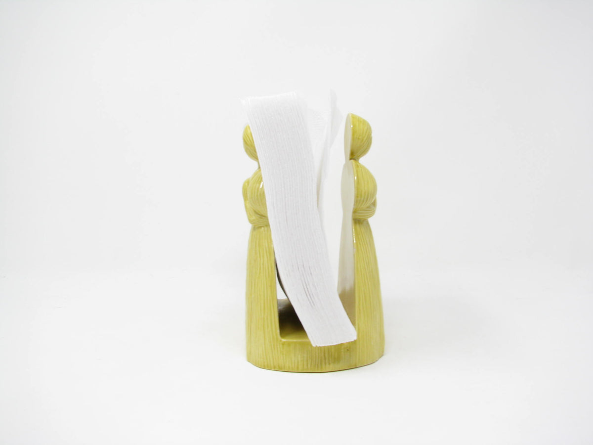 Vintage Ceramic Straw Figure Napkin Holder – edgebrookhouse