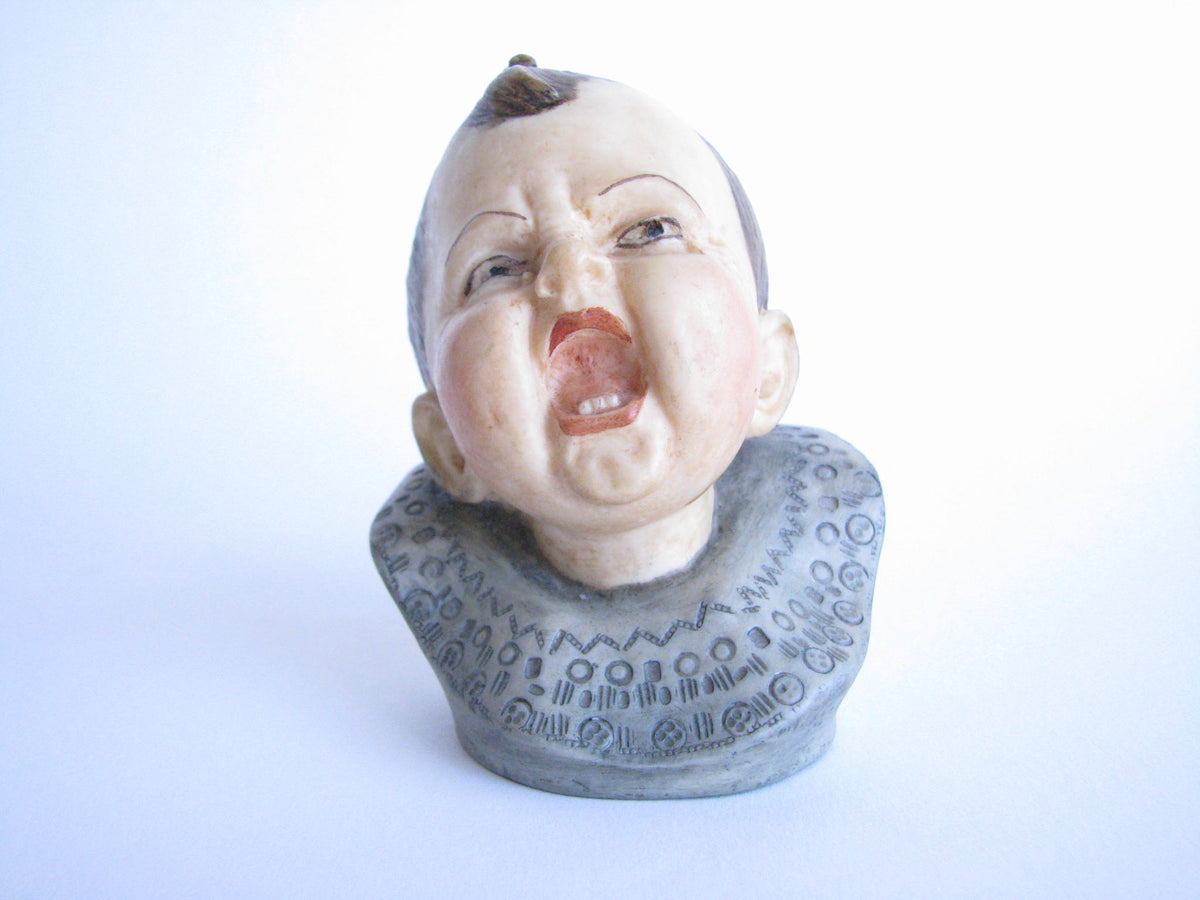 Vintage Crying Baby Figurines by A. Santini for Charles Serouya & Sons ...
