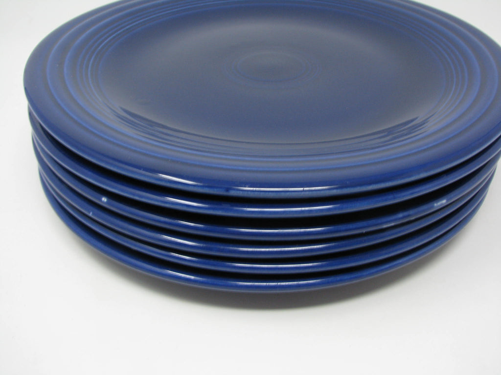 Vintage Fiesta Cobalt Blue (Older) Dinner Plates - 6 Pieces ...