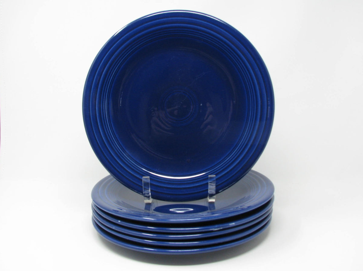 Vintage Fiesta Cobalt Blue (Older) Dinner Plates - 6 Pieces ...