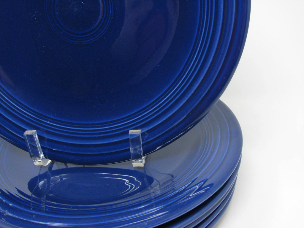 Vintage Fiesta Cobalt Blue (Older) Dinner Plates - 6 Pieces ...