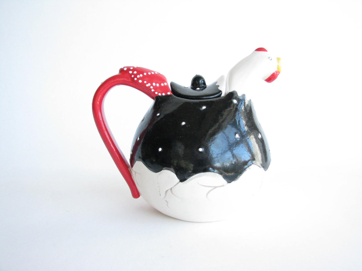 Vintage Hen Chicken Shaped Ceramic Teapot – edgebrookhouse