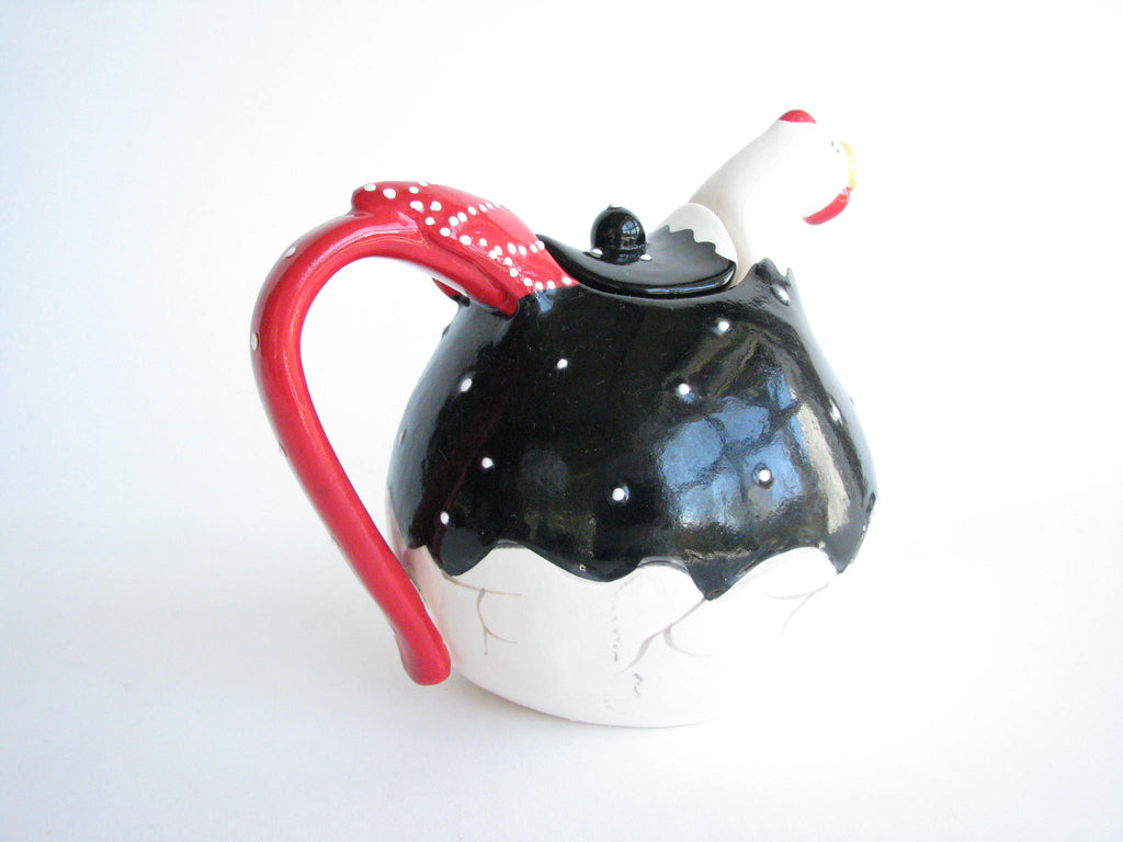 Vintage Hen Chicken Shaped Ceramic Teapot – edgebrookhouse