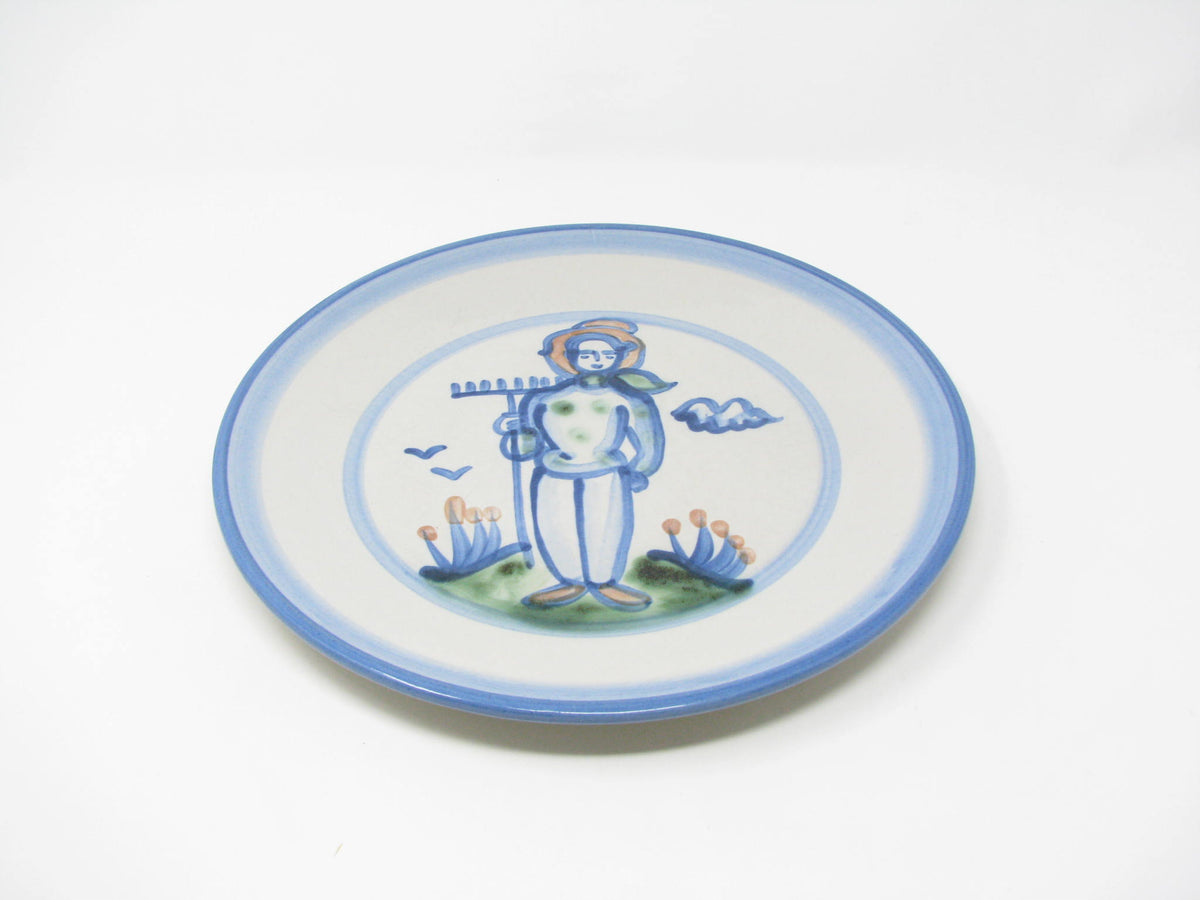 Vintage MA Hadley Pottery Country Dinner Plates Collection - 4 Pieces ...