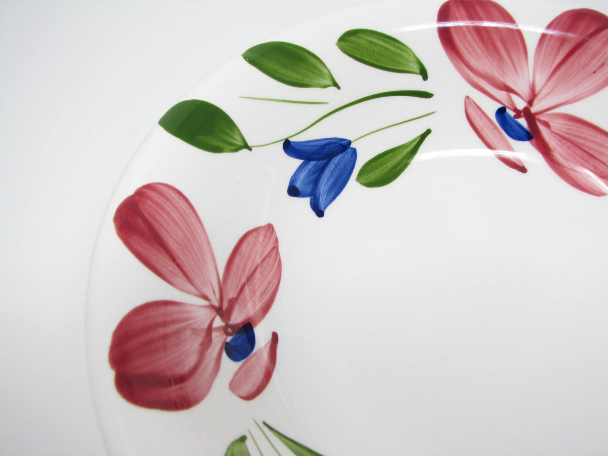 Vintage Maxam Primula Italy Ceramic Bowls with Pink and Blue Floral De ...