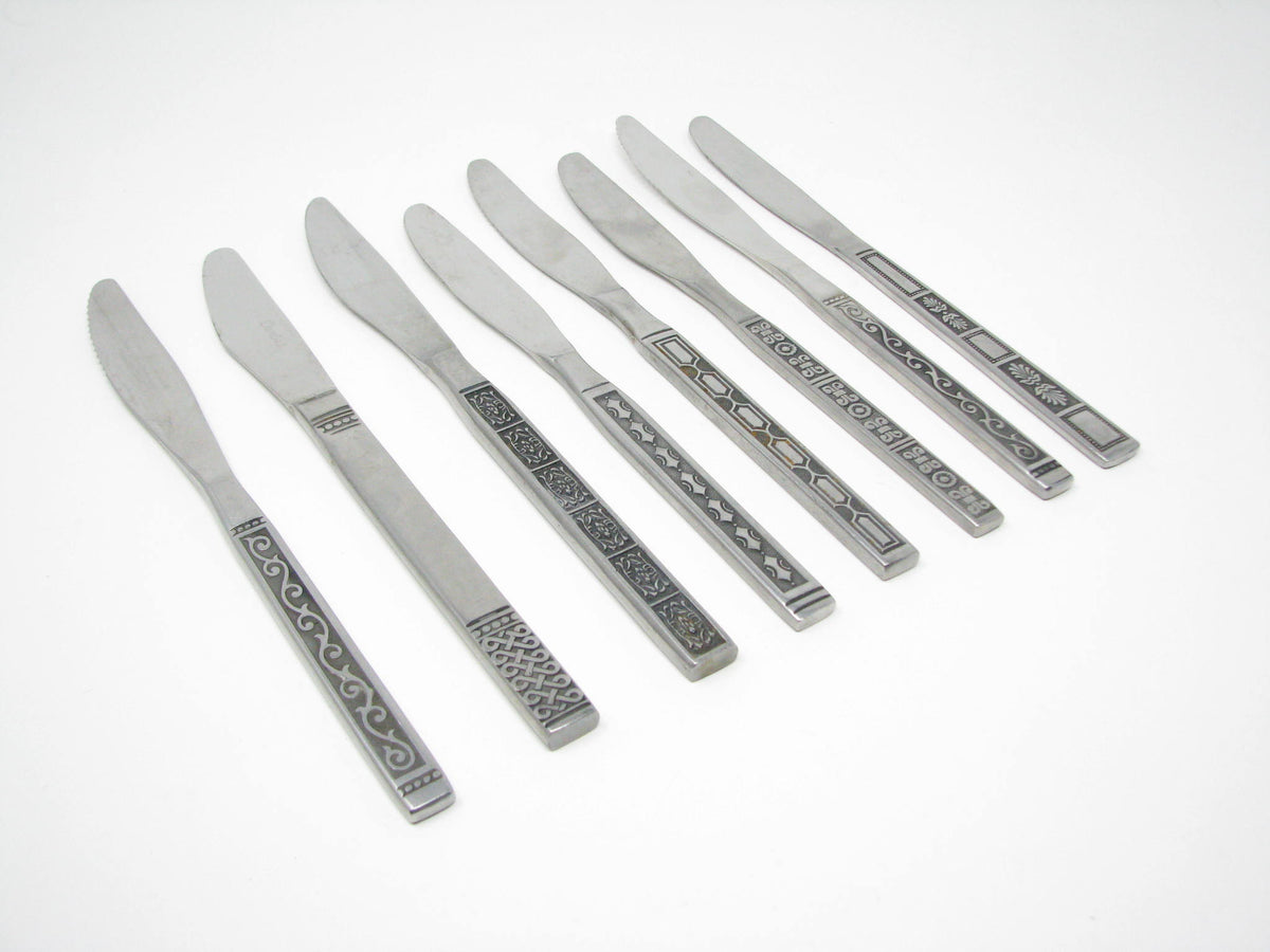 Vintage Mid 20th Century Design Mix Match Stainless Steel Silverware F ...