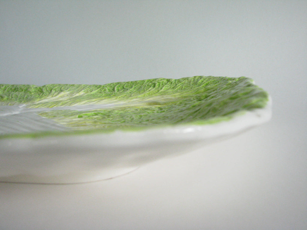 Vintage Sigma TasteSetter Extra Large Ceramic Leafy Cabbage Platter ...