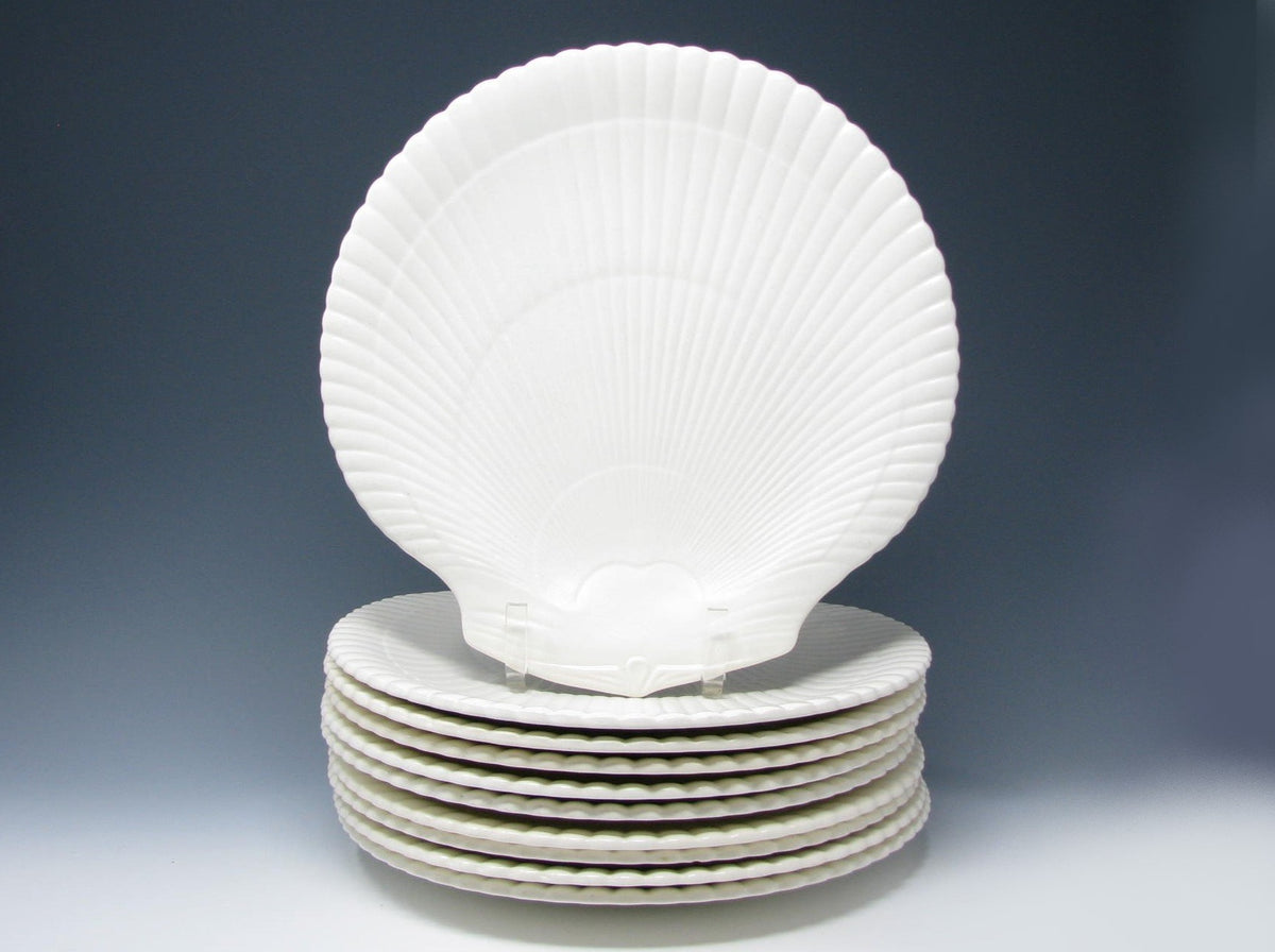 Vintage Wedgwood Nautilus Shell Shaped Earthenware Dinner Plates - 10 ...