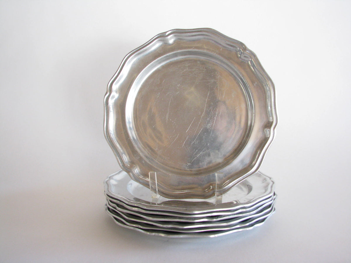 Vintage Wilton Queen Anne Glossy Hollowware Dinner Plates - Set of 8 ...