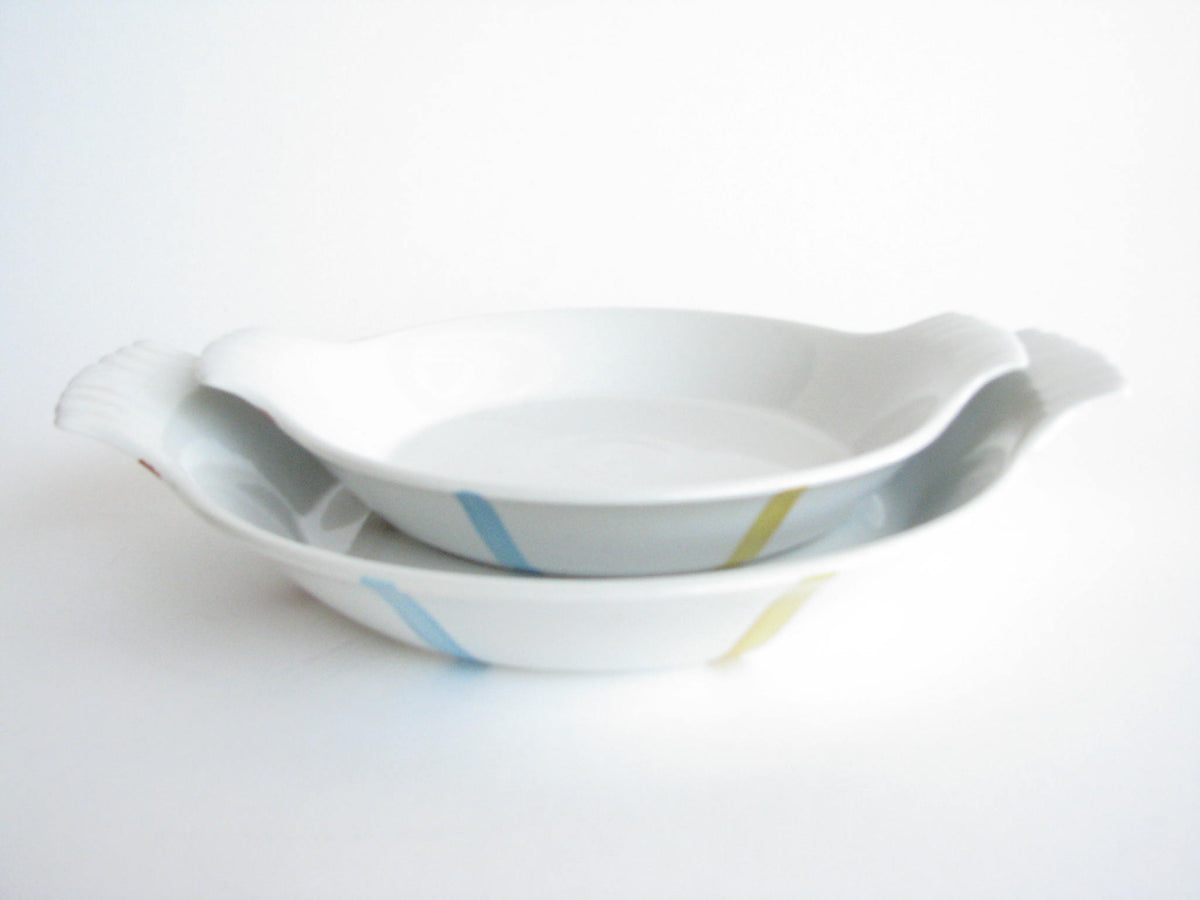 1950s de Sphinx Parafeu Holland Ceramic Cookware / Round Au Gratins ...