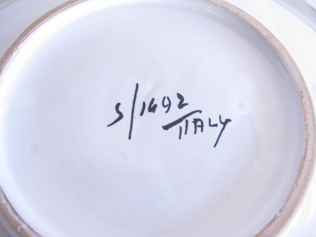 Vintage Italian Pottery Marks Vintage Italian China Pink & Gilt
